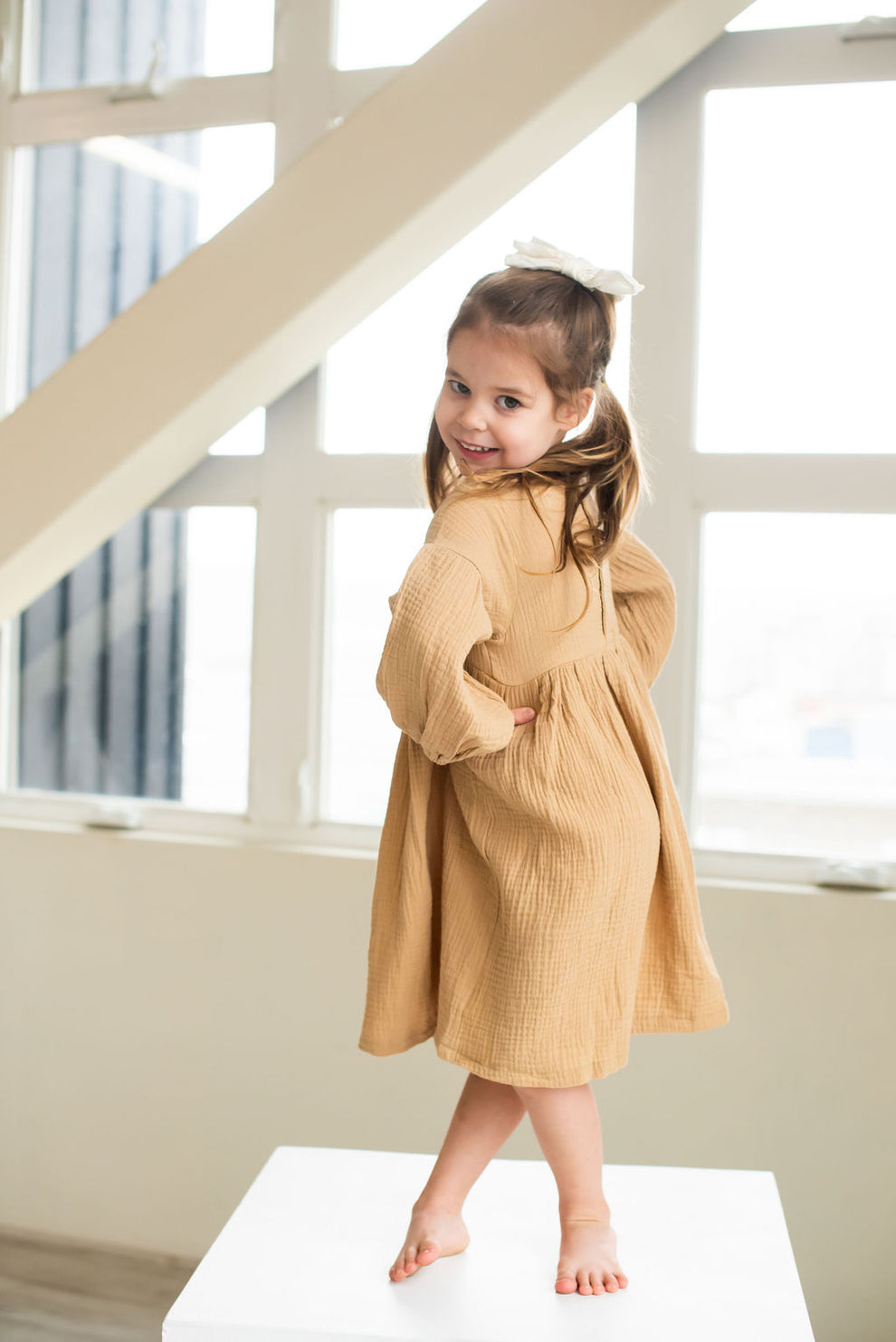 Muslin Cotton Dress – Rosemary & Olive